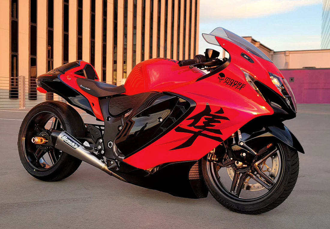 Brock CT Megaphone Full System w/ 17" Muffler Suzuki Hayabusa (22-24 ...