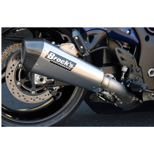 Brocks CT Single Full System w/ 16" Muffler Suzuki Hayabusa (08-20) – Zero Gravity Bahrain