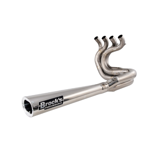 Brocks TiWinder Polished Full System w/ 18" Muffler Race Baffle Suzuki – Zero Gravity Bahrain